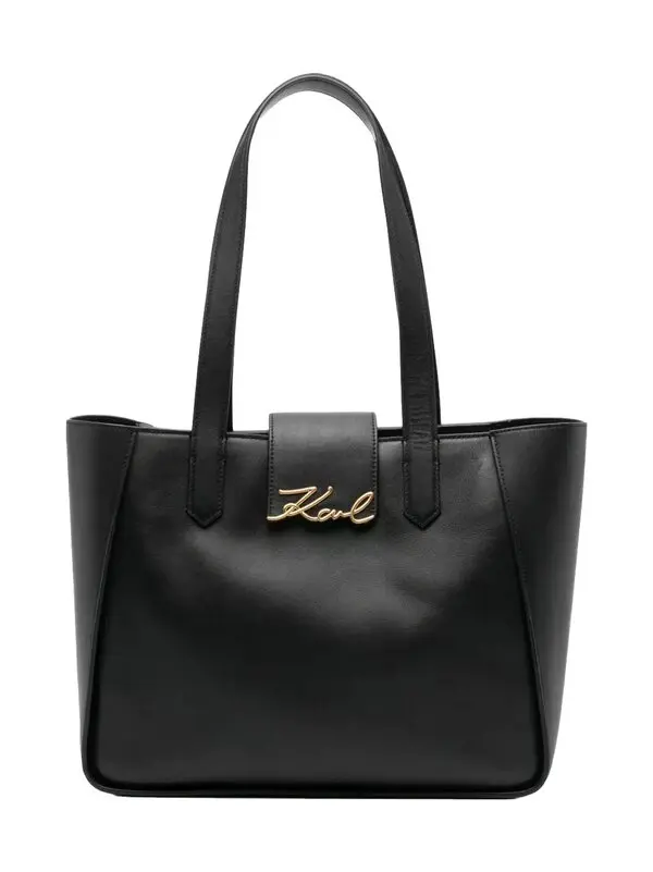 Karl Lagerfeld Signature Tote Bag - Black