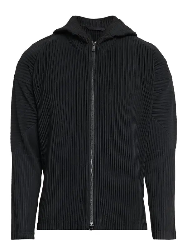Issey Miyake Homme Plissé Monthly Color June Pleated Jacket - Black