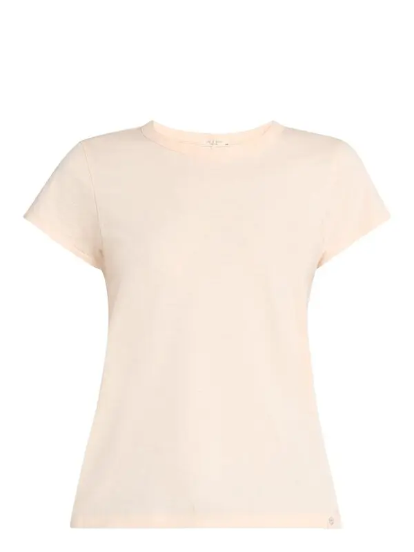 Rag & Bone Classic Slub Jersey T-shirt - Peach