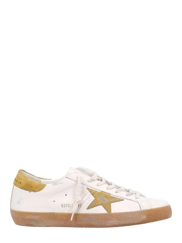 Golden Goose Super-star Sneakers - White Ocra
