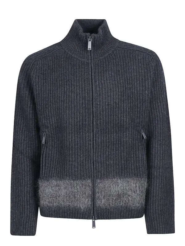 Dsquared2 Zipped Cardigan - Grey
