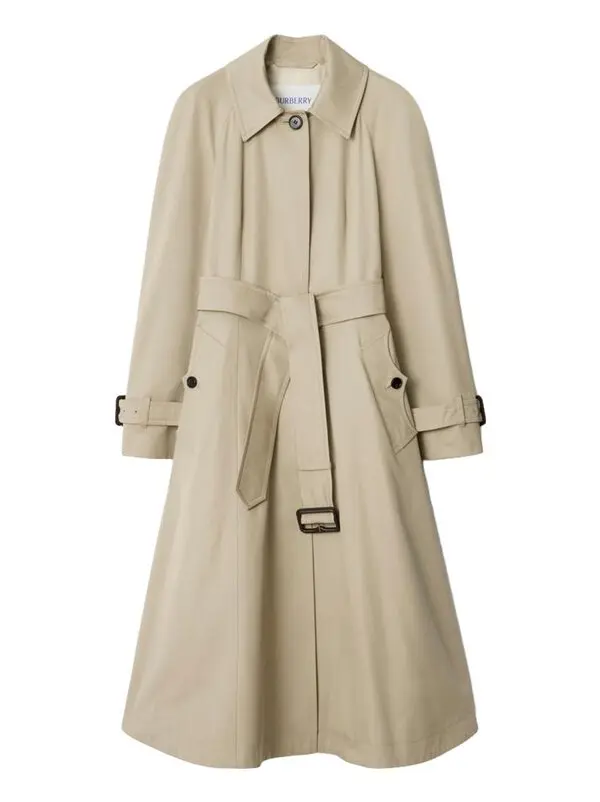 Burberry Ellingham Fit-and-flare Car Coat - Quill Beige