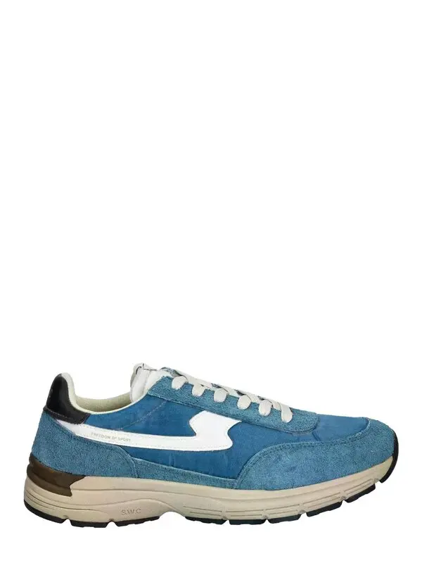 S.W.C STEPNEY WORKERS CLUB Osier S-strike Panelled Sneakers - Blue