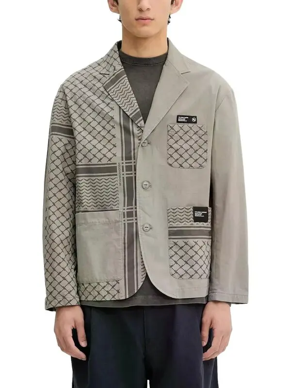 NEIGHBORHOOD Shemagh Patchwork Blazer - Grey