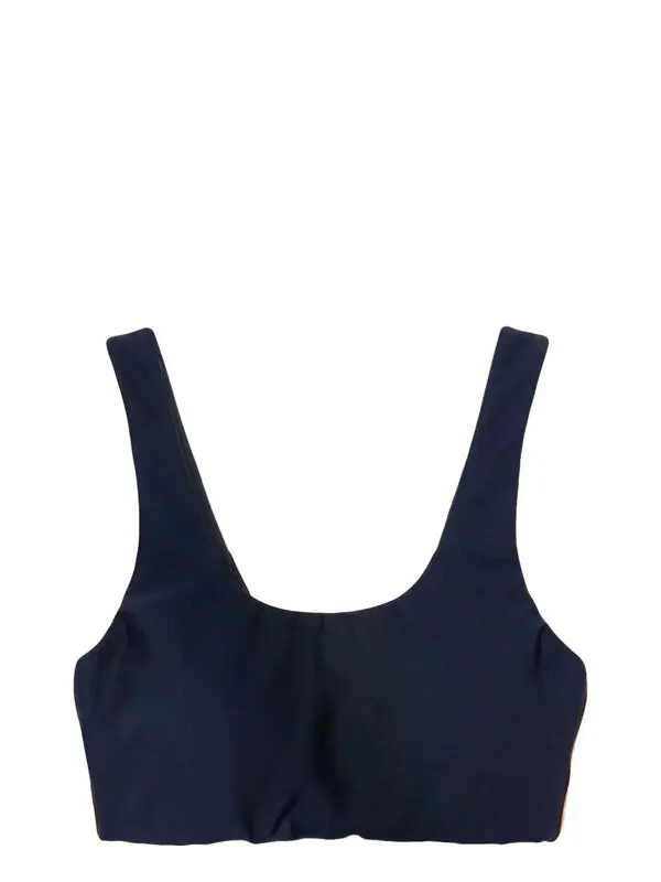 The Upside Oxford Sport Bra - Blue