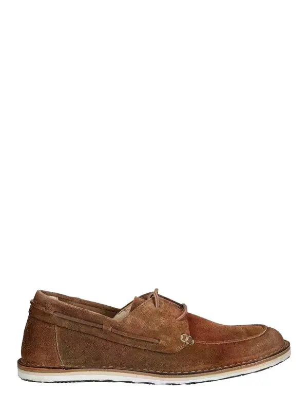 ASTORFLEX Suede Lace-up Boat Shoes - Brown