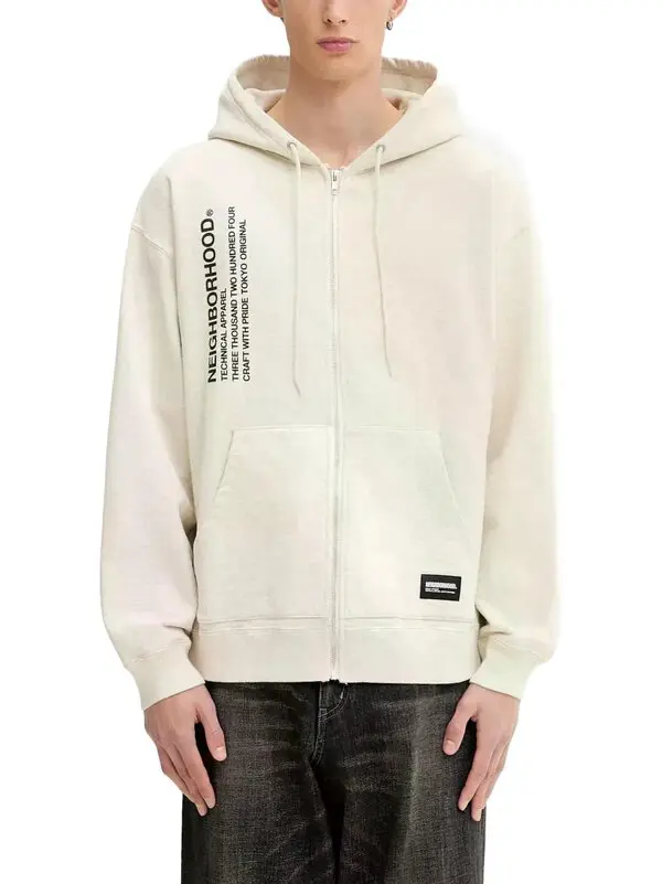 NEIGHBORHOOD Zip-up Hoodie - Neutrals