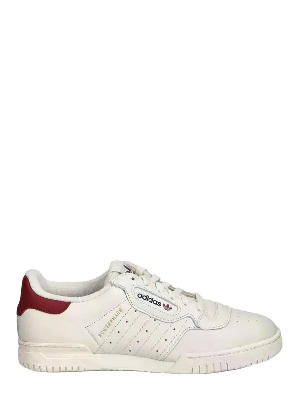 Adidas Powerphase Leather Panelled Sneakers - White