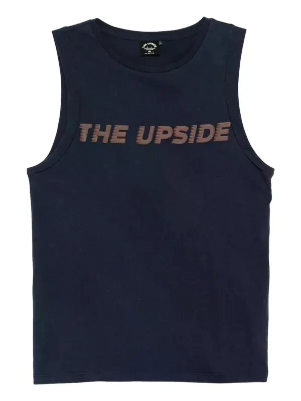 The Upside Jeet Cotton Tank Top - Blue