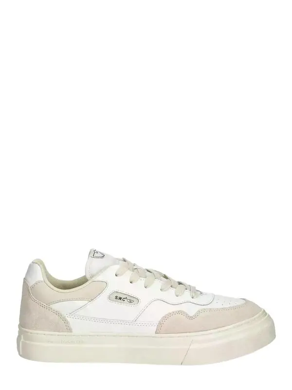 S.W.C STEPNEY WORKERS CLUB Leather Sneakers - Neutrals