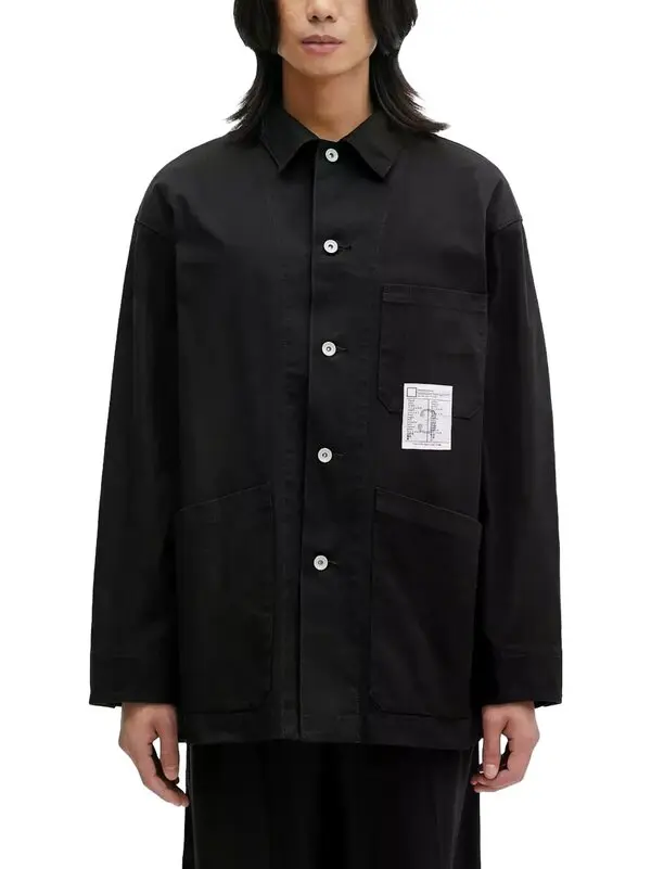 NEIGHBORHOOD Patch-pocket Shirt Jacket - Black