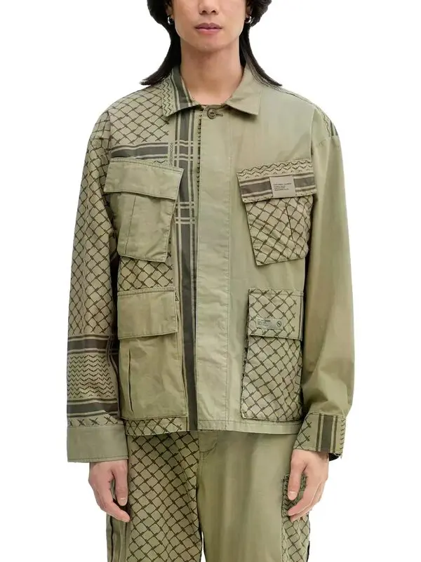 NEIGHBORHOOD Patterned-pocket Jacket - Green