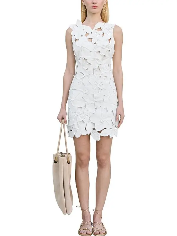 Cult Gaia Meira Knit Dress - Off White