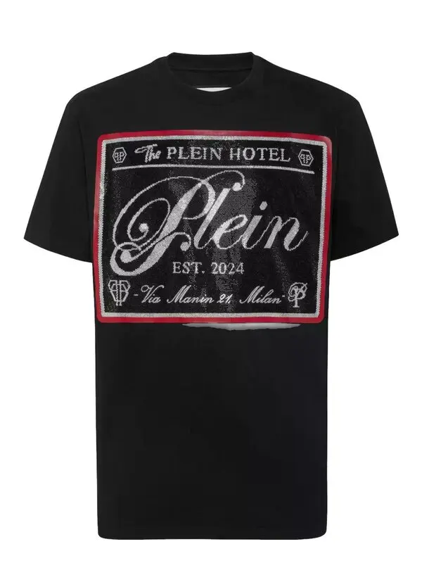 Philipp Plein Logo-embellished T-shirt - Black