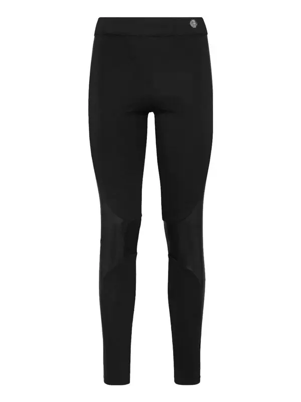 Philipp Plein Faux-leather Leggings - Black