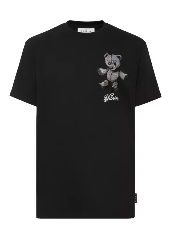 Philipp Plein Teddy Bear-motif T-shirt - Black