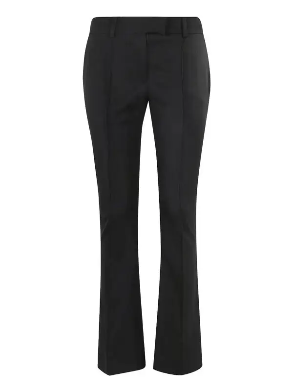 Attico Wool Trousers - Black