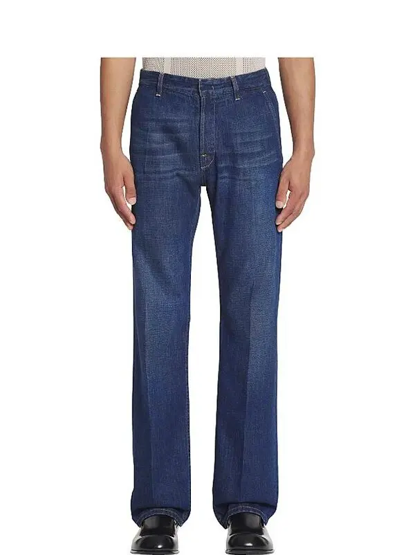 LANVIN Straight Fit Denim Pants - Light Blue