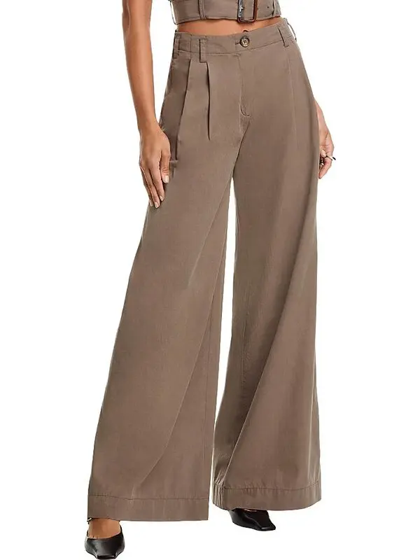 Simkhai Haydin Wide-leg Pants - Faded Olive
