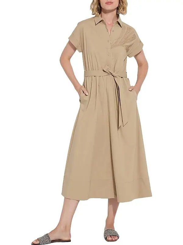 Lyssé Thalassa Shirtdress - Sandstone
