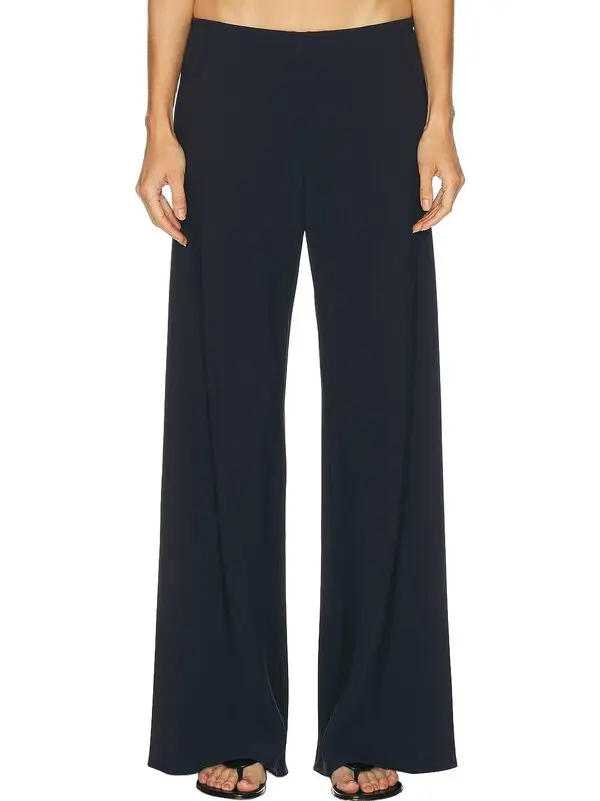 NILI LOTAN Marlow Wide Leg Pant - Midnight