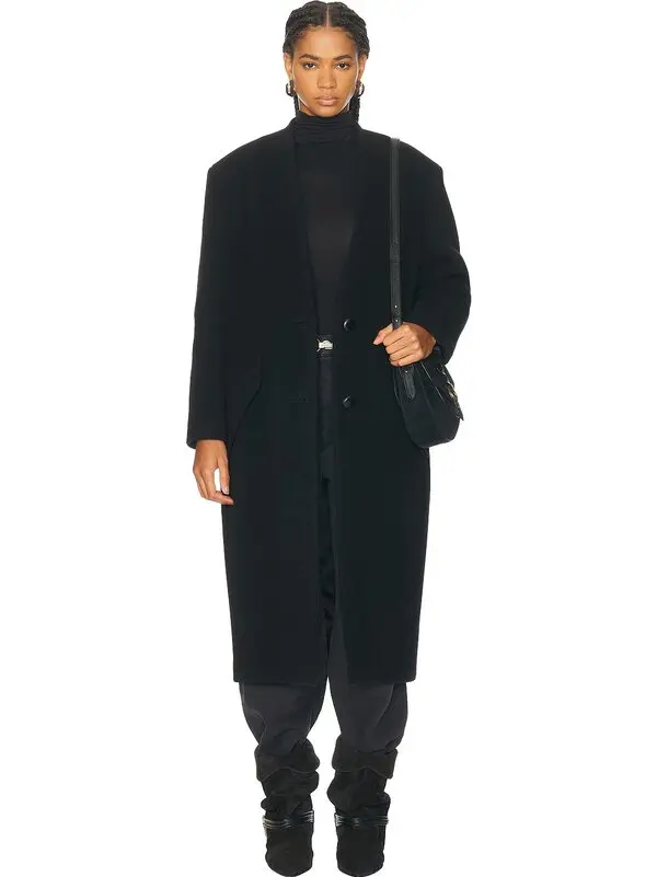 Isabel Marant Florane Coat - Black