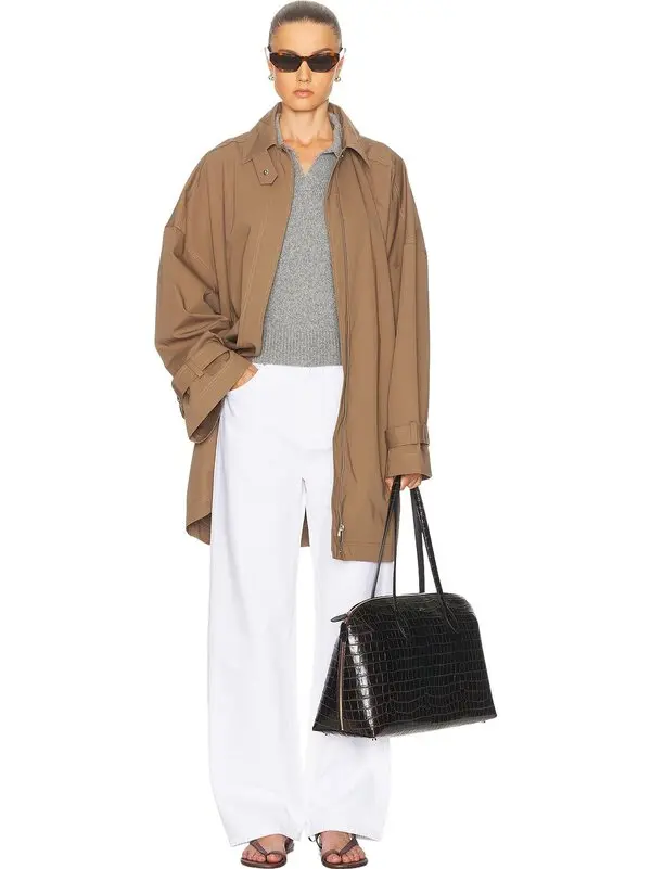 TOTEME Oversized Trench Jacket - Hazel