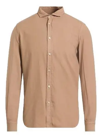 Boglioli Shirt Khaki Size Viscose, Cotton - Beige