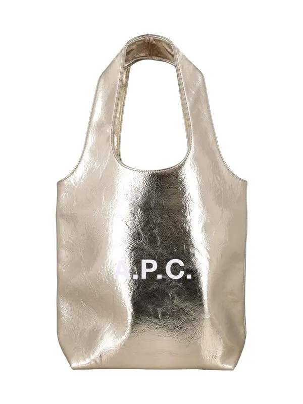 A.p.c. Ninon Small Tote Bag - Gold