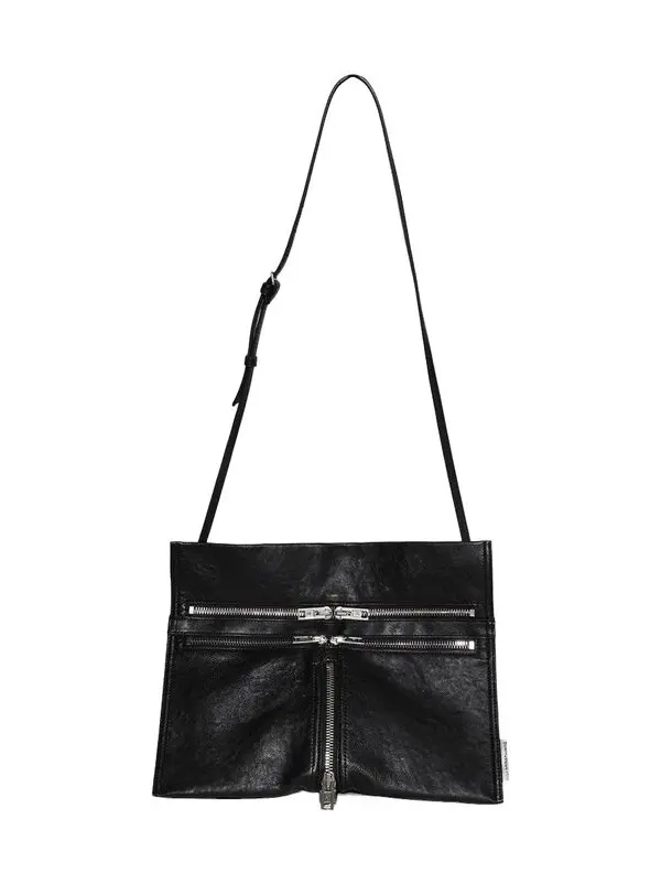 Alexander Wang Geo Medium Leather Hobo - Black