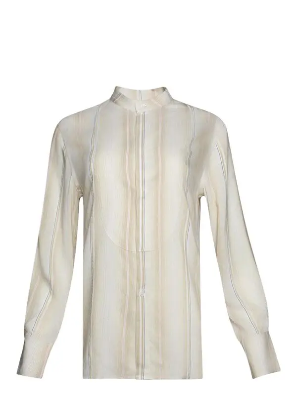 Victoria Beckham Bib Detail Blouse - Pink