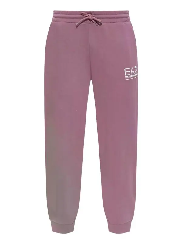 Emporio Armani Logo-embroidered Track Pants - Pink
