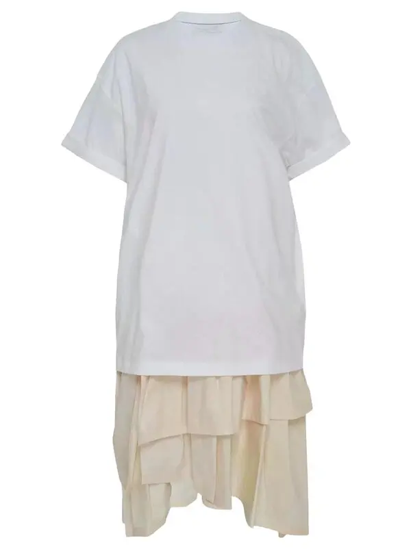 3.1 Phillip Lim Layered T-shirt Dress - White
