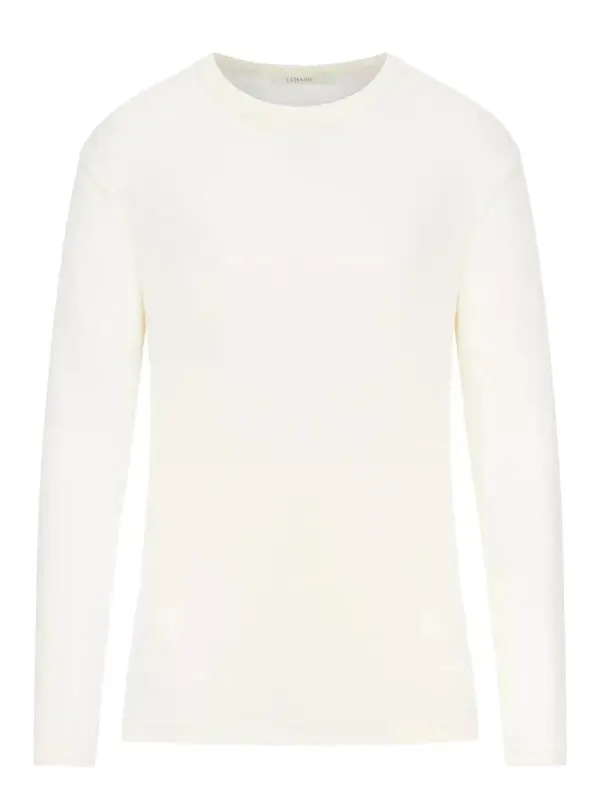 LEMAIRE Long-sleeve Cotton Top - Neutrals