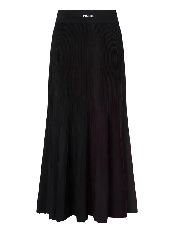 Pinko High-waist Midi Skirt - Black