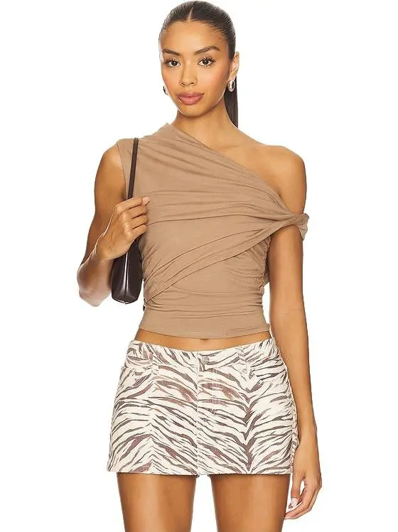 Superdown Alessia Top - Mocha