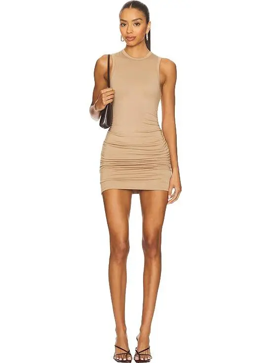 Eterne Carrie Mini Dress - Taupe