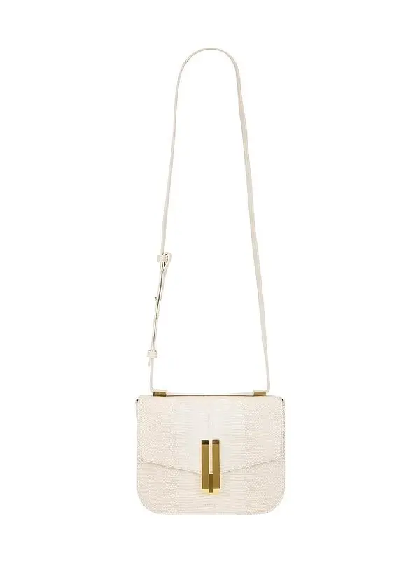 DEMELLIER Vancouver Bag - Ecru Lizard Effect