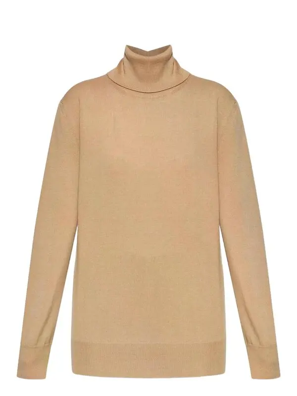 JIL SANDER Turtleneck Wool Jumper - Neutrals