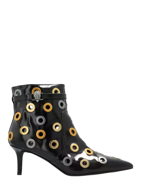 Kurt Geiger 65mm Kensington Eyelet-embellished Ankle Boots - Black