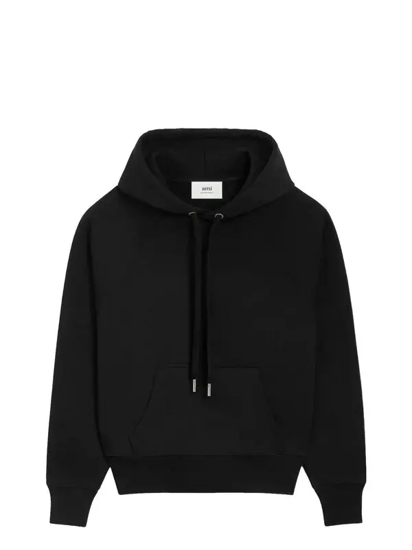 Ami De Coeur Cotton Hoodie - Black