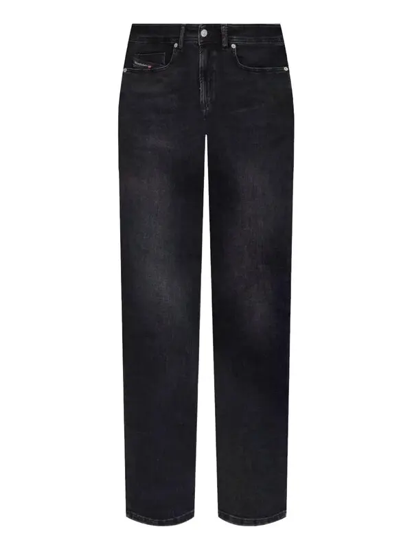 Diesel 1979 Slenker Faded-effect Jeans - Black
