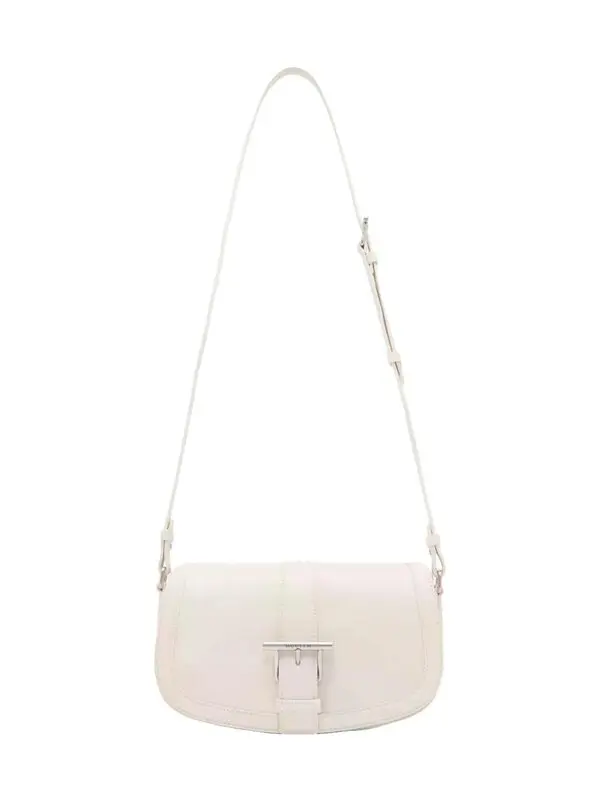 Alexander McQueen Buckle-detail Cross Body Bag - White