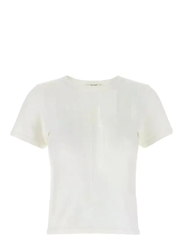 THE ROW Torya Ribbed Crew-neck T-shirt - White