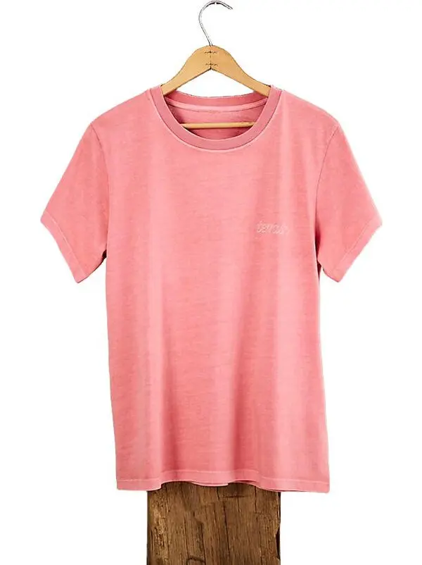 TERRAIN Botanical Print Cotton T-shirt - Pink