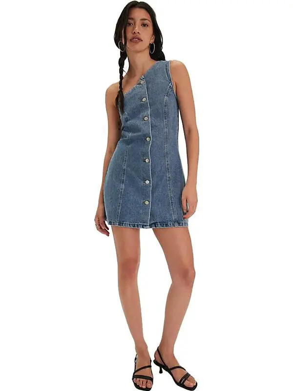 ELLIATT Adalynn Denim Mini Dress - Blue