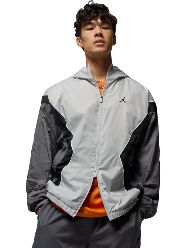 JORDAN Brooklyn Hooded Draft Jacket - Grey