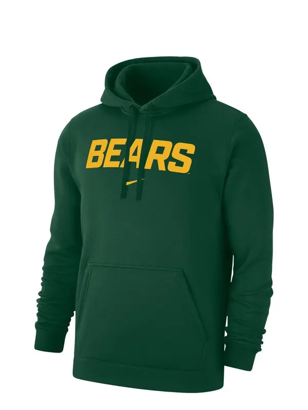 Nike Baylor Club Fleece College Pullover Hoodie - Green