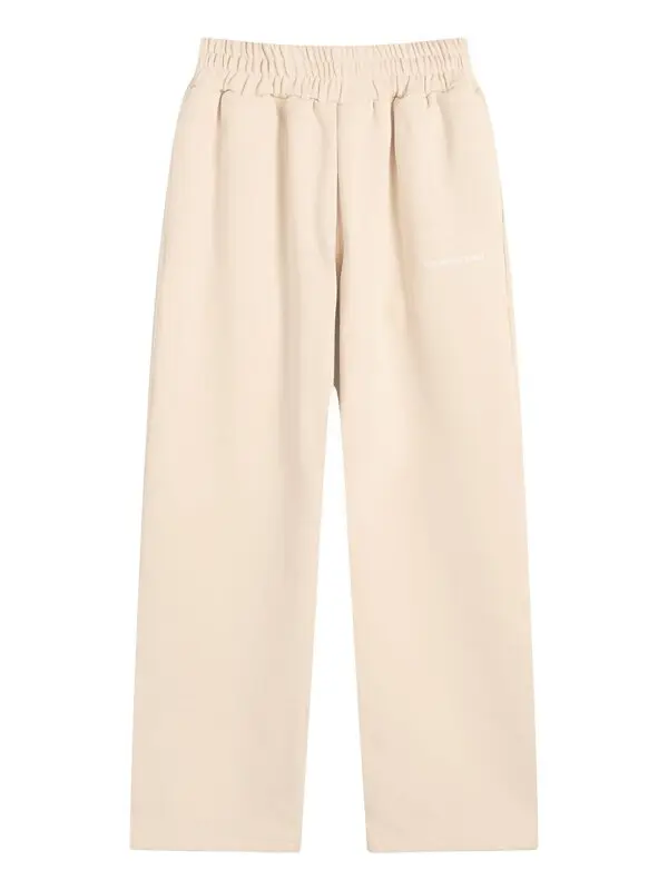 MKI MIYUKI ZOKU Uniform Wide Leg Joggers - Oat Milk