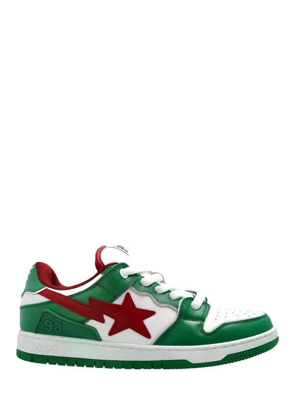 A BATHING APE Star-patch Sneakers - Green